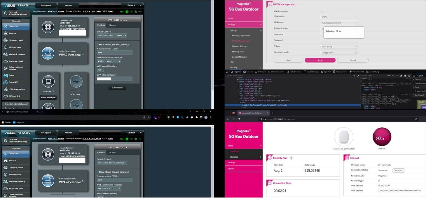 Magenta 5G Box - Bridge Mode? | LTE-Forum Österreich