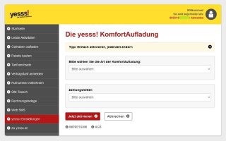 Yesss! kontomanager – yesss kundenmanager – PBFF