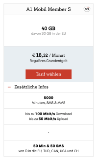 Neue A1 Simply Member Tarife | LTE-Forum Österreich