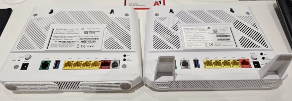 Unterschied zwischen A1 WLAN Box Modem Zyxel DX3101-B0 und VMG8623 ...