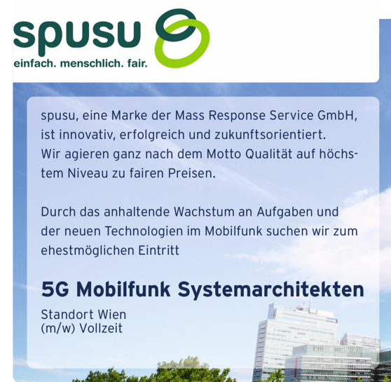 Spusu: "Werden 5G von Anfang an anbieten" | LTE-Forum Österreich